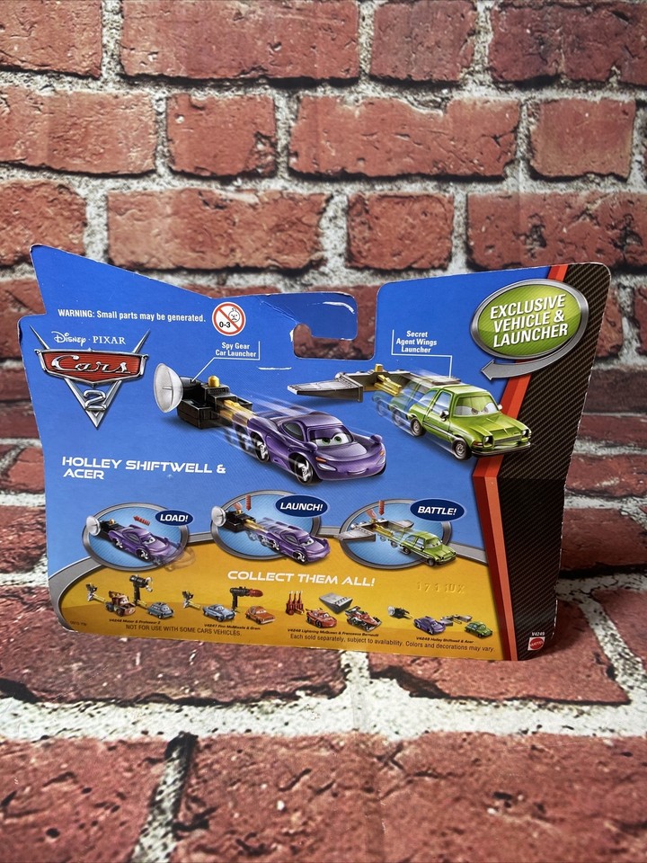 Disney Cars Action Agents ACER & HOLLEY SHIFTWELL Exclusive Vehicle Set ...