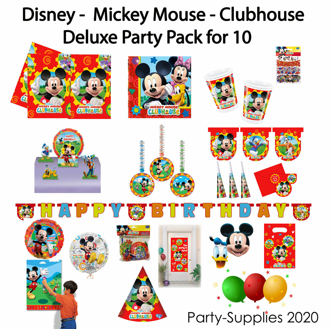 Mickey Mouse Clubhouse Party Decorations Party Snack Boxes Disney