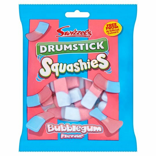 Swizzels Drumstick Squashies BUBBLEGUM flavor gummies 120g FREE ...