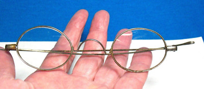 ANTIQUE SILVER WIRE SPECTACLES GLASSES VERY OLD | eBay