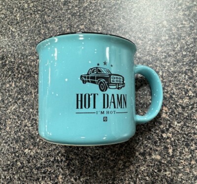 ** OOAK ** 15 OZ MUG "HOT DAMN - I'M HOT " RETRO MUG -- GAG GIFT | eBay