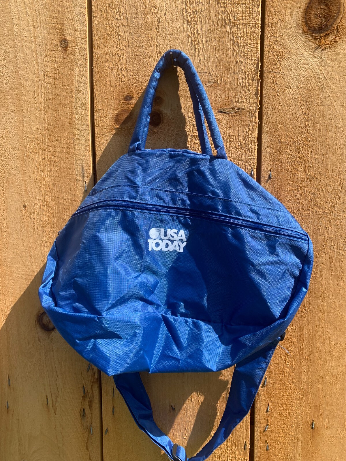 USA TODAY Promotional Duffle Bag W/logo Blue With Shoulder Strap | eBay