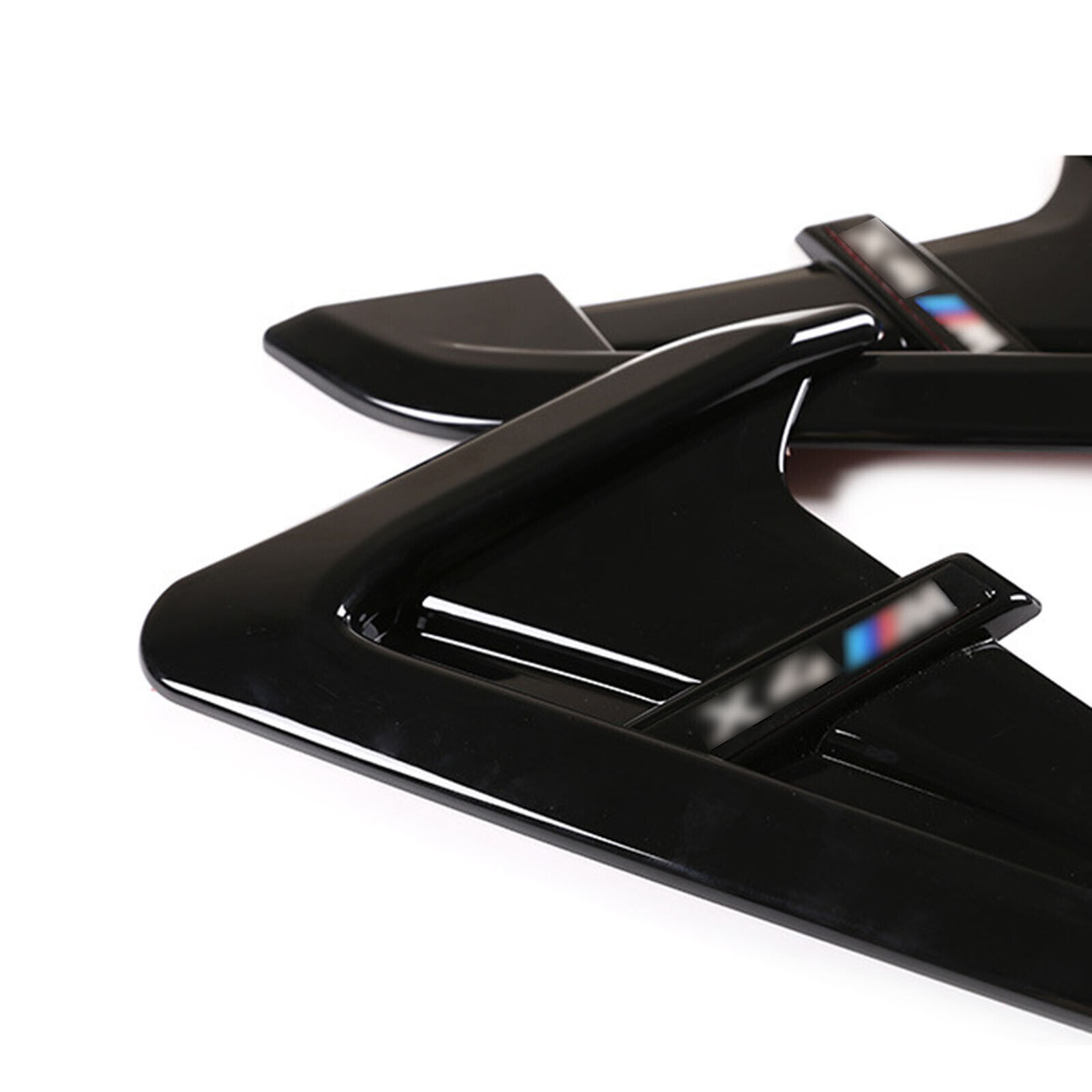 For BMW X3 X3M G01 2018-2022 Black Side Wing Fender Air Guide Vents ...