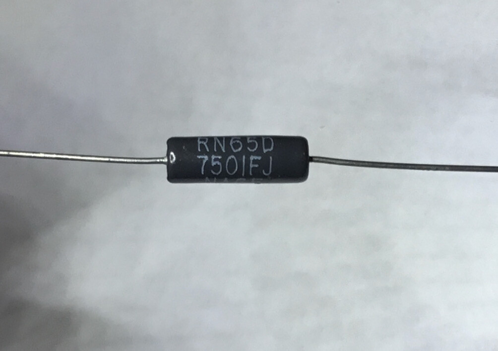 Corning RN65D Resistors, 1/2W, 1%, 7.5K ohms, Lot of 10 pcs. | eBay