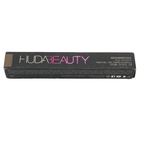 Huda Beauty Bomb Brows Full Fluffy Fiber Gel Warm Blonde #1 Full Size ...