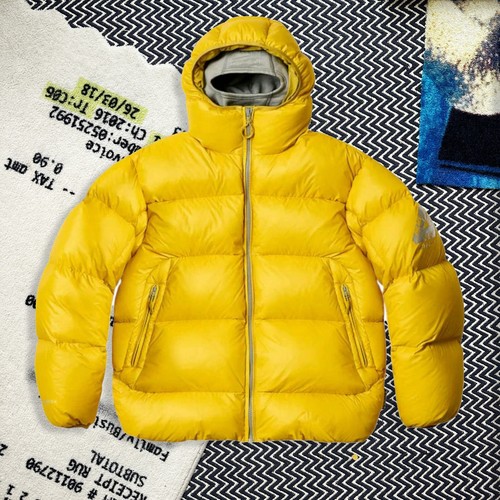 Palace Pertex Opaque Balaclava Puffa Jacket - Yellow Large Puffer ...