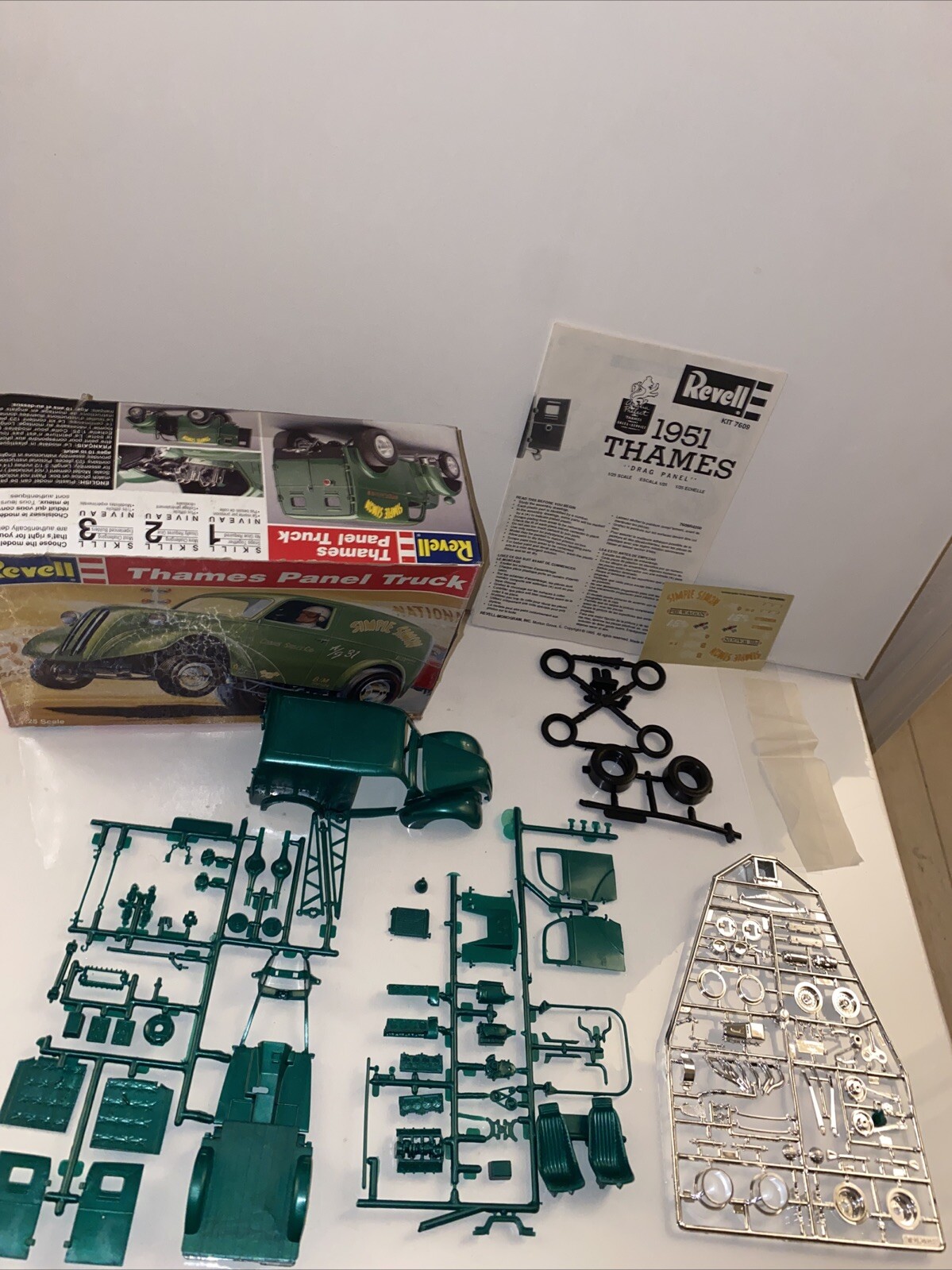 Revell Thames Panel Truck Model Kit | eBay