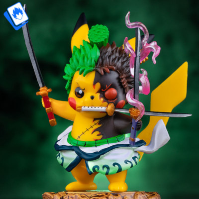 Pokemon Pikachu Cosplay Zoro Action Figure 12cm COLLECTIBLE STATUE ...