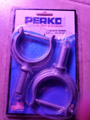 Pair of PERKO Rowlock Oar Horns North River Type Paddle Boat Made in ...