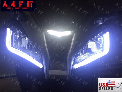 2PCS 12V Car Motorcycle Scooter Soft Guide LED Flexible Strip Light | eBay