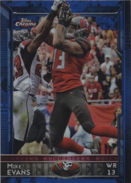 2015 Topps Chrome Mini - Mike Evans #46 Blue Refractor for sale online ...
