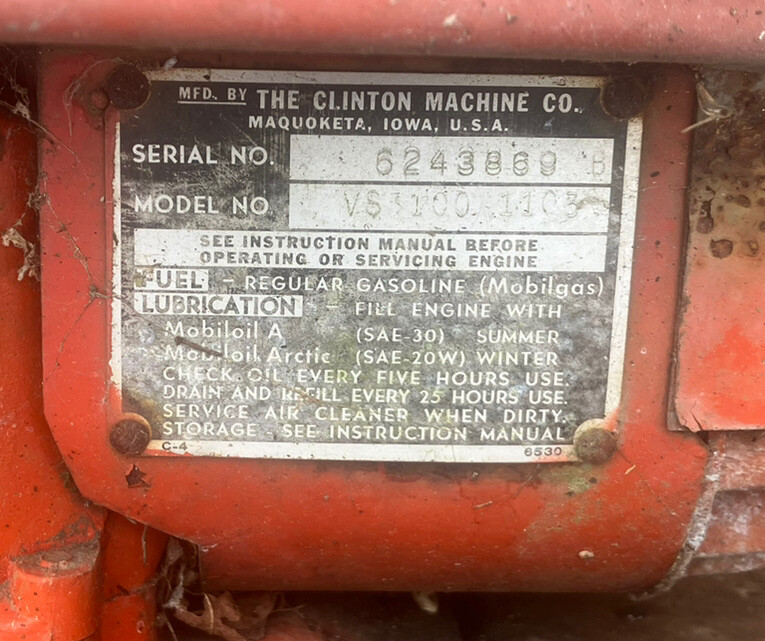 Vintage Roberton With Clinton Engine Power Mower | eBay