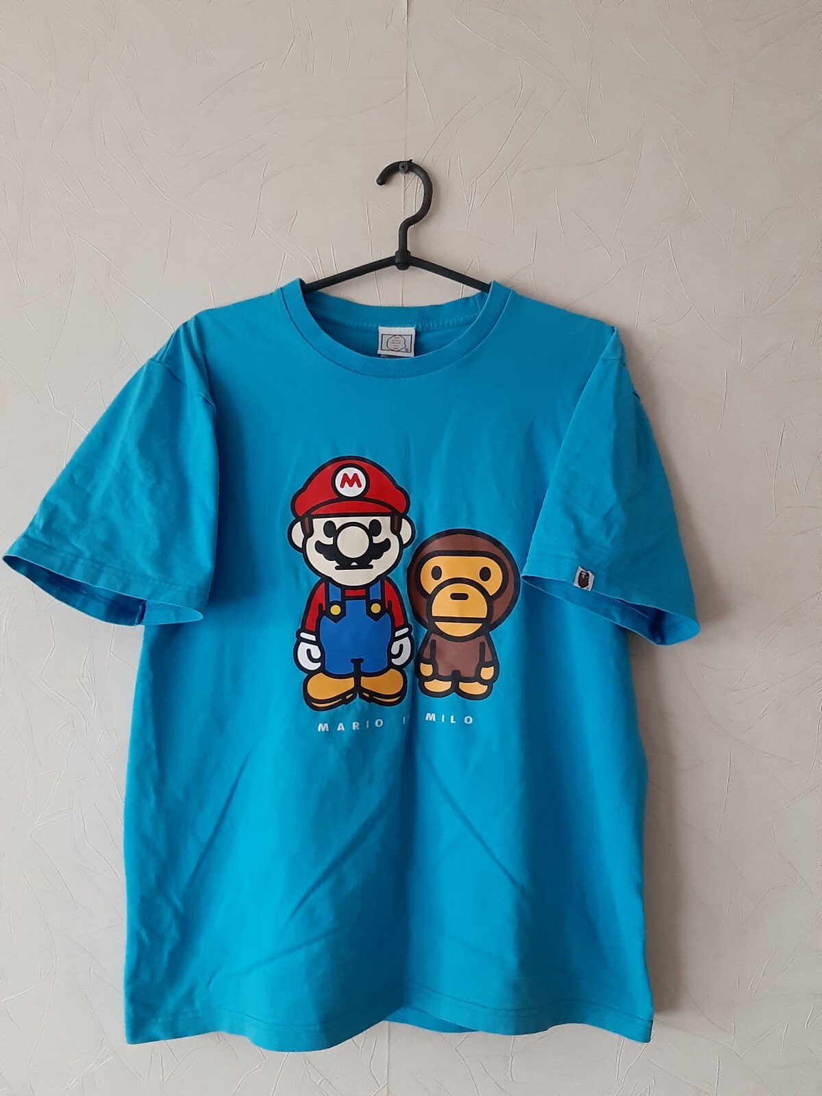 Bathing Ape BAPE X NINTENDO Mario To Milo BABY MILO T… - Gem