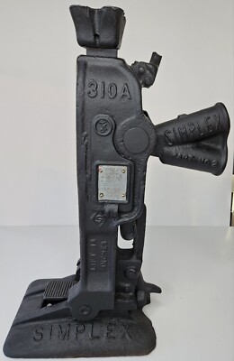 Antique 1930’s Simplex Model 310A Working Railroad 15 Ton Jack Made in USA | eBay