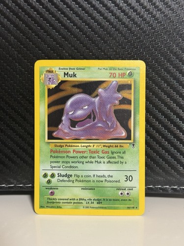 Pokémon TCG Muk 16/110 Holo Rare Legendary Collection | eBay