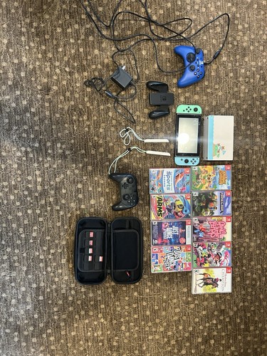 Nintendo Switch Lot- Includes Games, controllers, SD card, doc, and ...