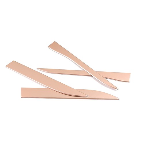 4×Rose Gold ABS Door Side Fender Panel Cover For LR Range Rover Evoque ...