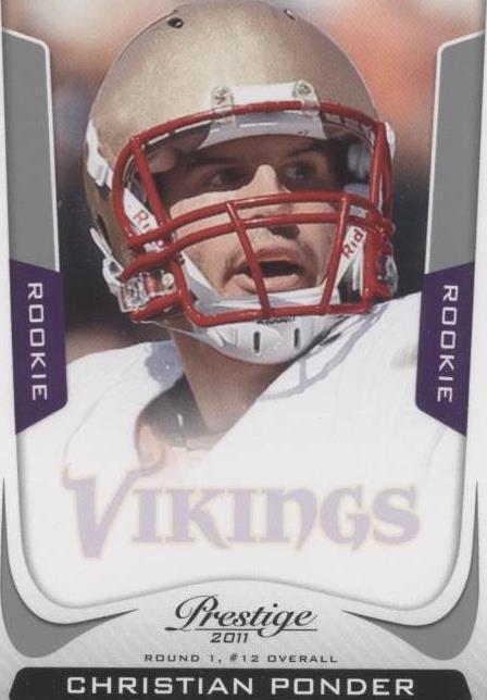 2011 Panini Prestige - Rookie Christian Ponder #219 (RC) for sale ...
