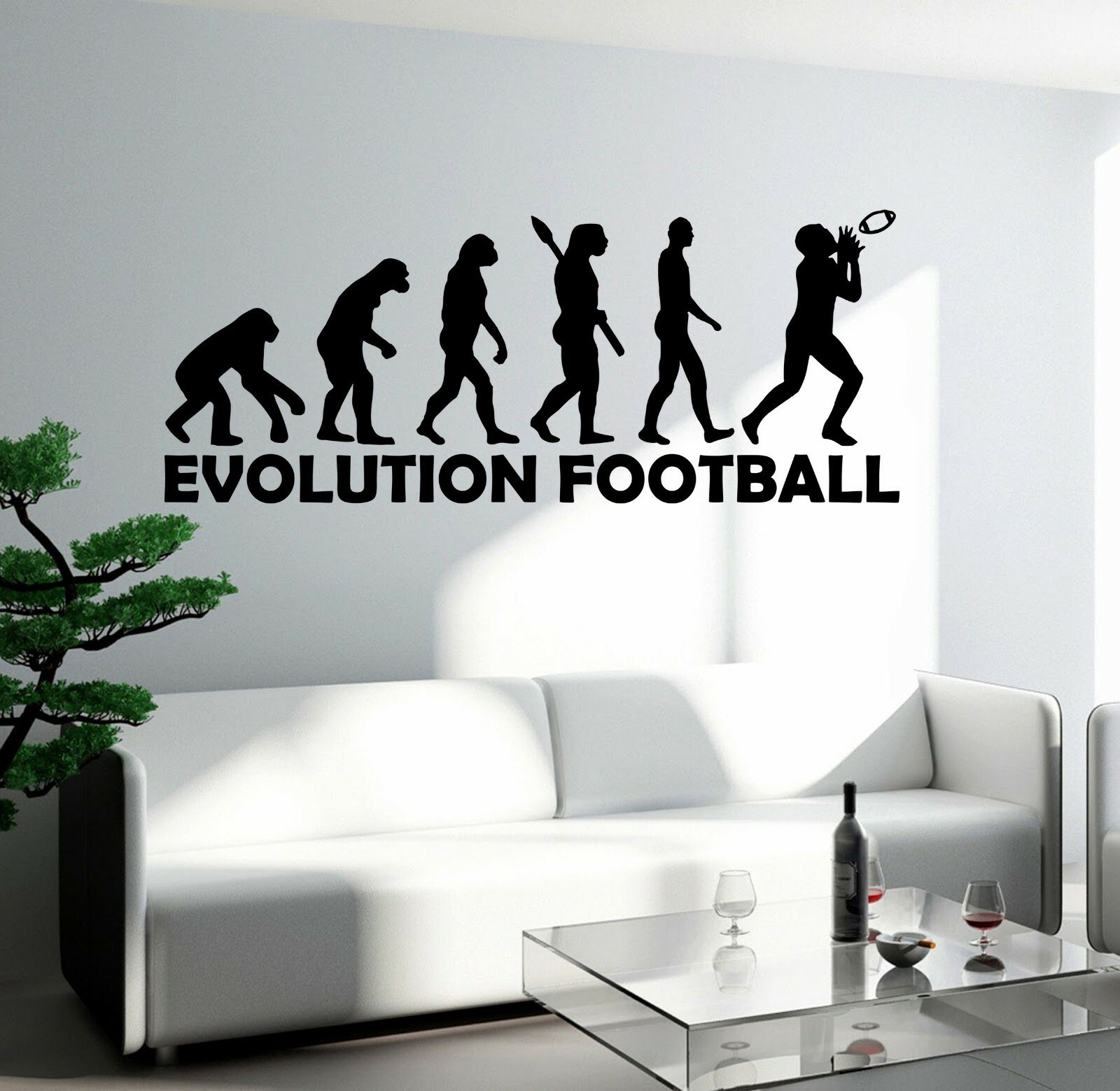 Wall Decal Evolution Football Sport Rugby Vinyl Sticker (ed2080) | eBay