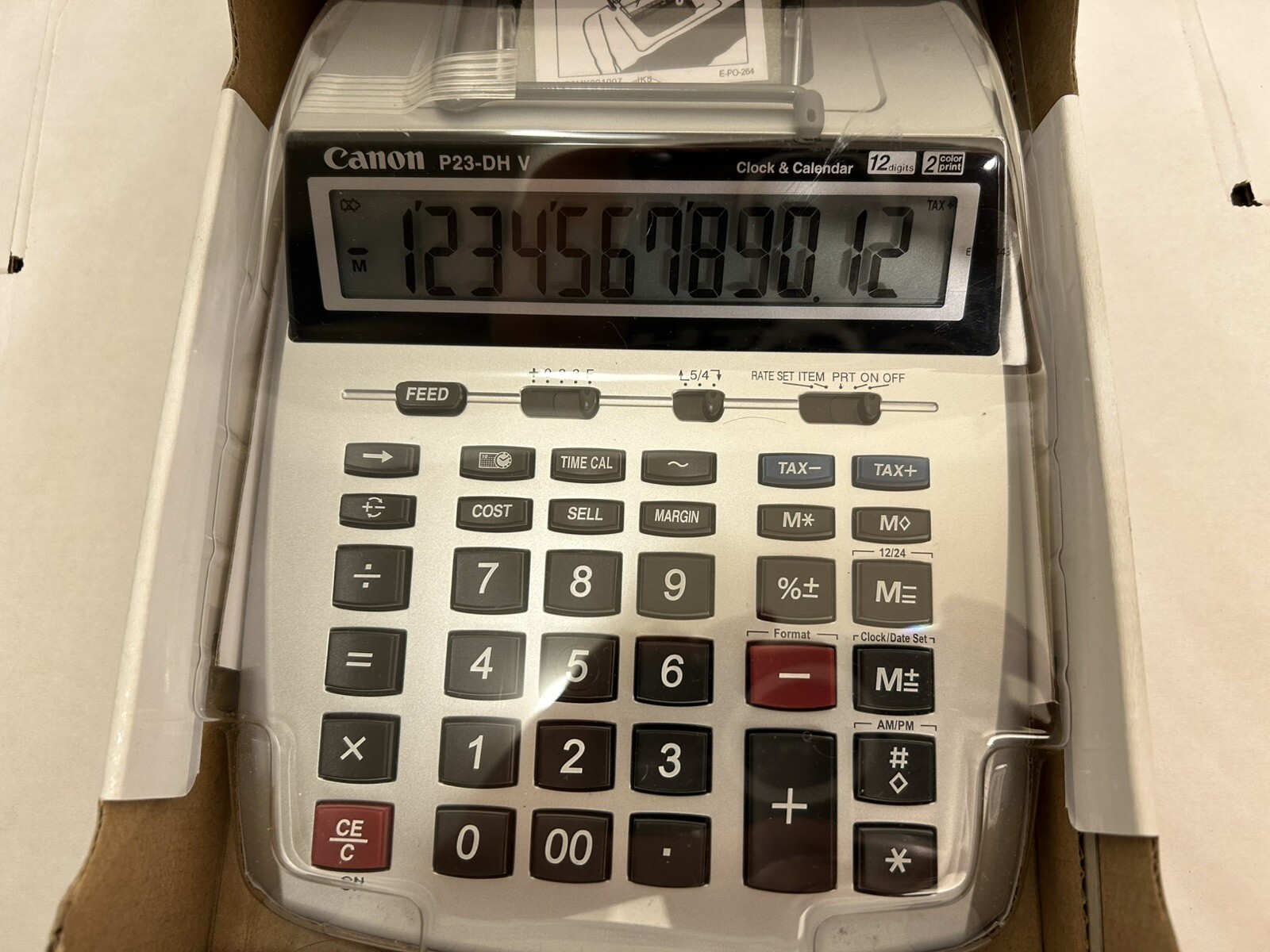 Canon Mini Desktop Printing Calculator P 23 DH V for sale online | eBay