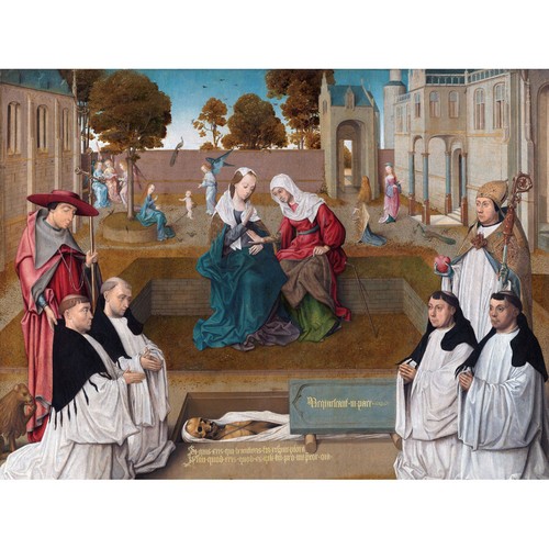 Master Of The Spes Nostra Memorial Tablet Painting Canvas Wall Art ...