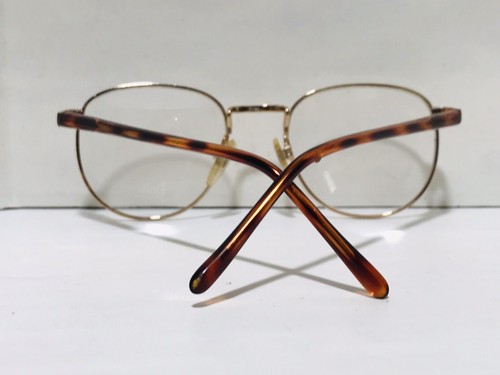 GALLERY KENMARK 51mm ROUNDED GOLD METAL UNISEX EYEGLASSES OPHTHALMIC ...