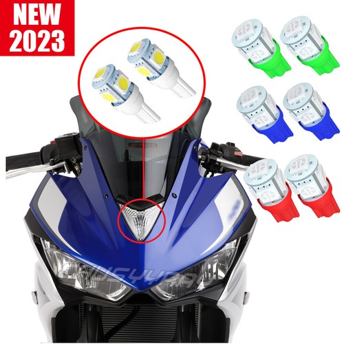 For Yamaha YZF R3 LED Headlight Pilot Park Lights T10 2014 2015 2016 ...