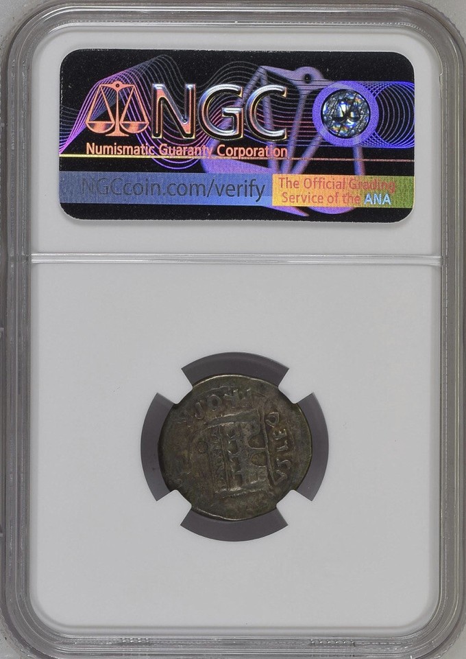 Augustus Denarius RIC 9a Walls of Emerita Very Rare NGC VF | eBay