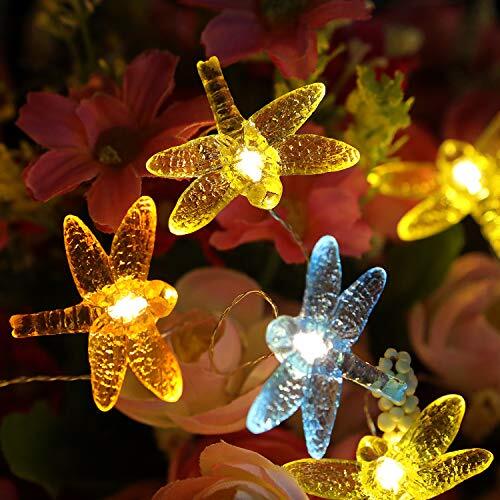 Dragonfly Decorative String Lights 18.7 Ft 40 Led Usb Plugin Copper ...