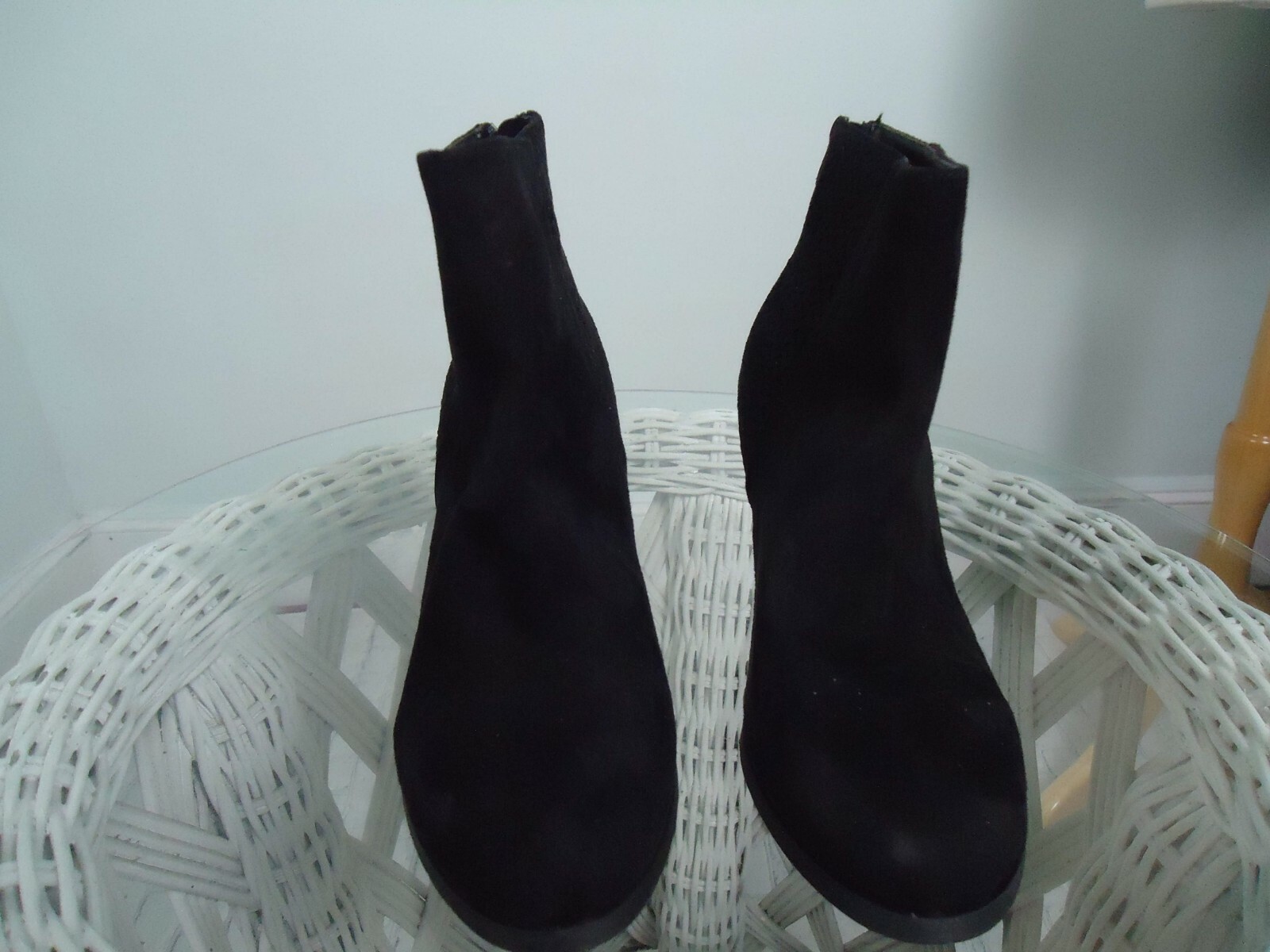 Call it Spring Booties Boots Heels Zipper Front Black Size 6.5 | eBay