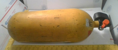 20LB DOT 3AA2015 Heavy Steel Scuba Tank Yellow Comes With Valve -SOLD ...