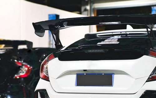 For 2016-2020 Honda Civic FK7 FK8 JS Type Fiberglass Rear GT Spoiler ...