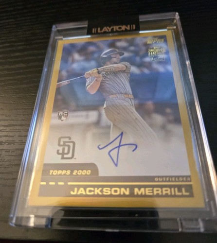 JACKSON MERRILL 2024 Topps Archives ON CARD AUTO GOLD *10/50* | eBay