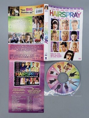 Hairspray (DVD, 2007, Full Frame) No Case No Tracking 794043110894| eBay