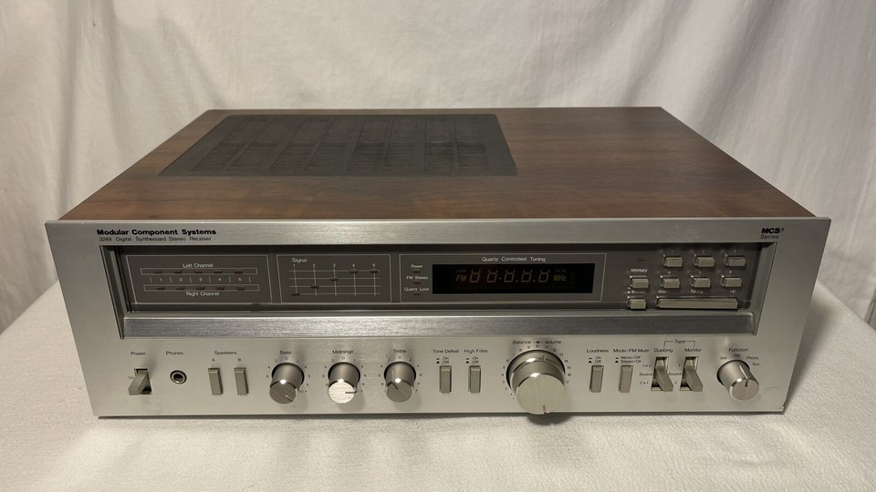 VTG MCS 3249 Stereo RECEIVER Digital Synthesized AM-FM Modular ...