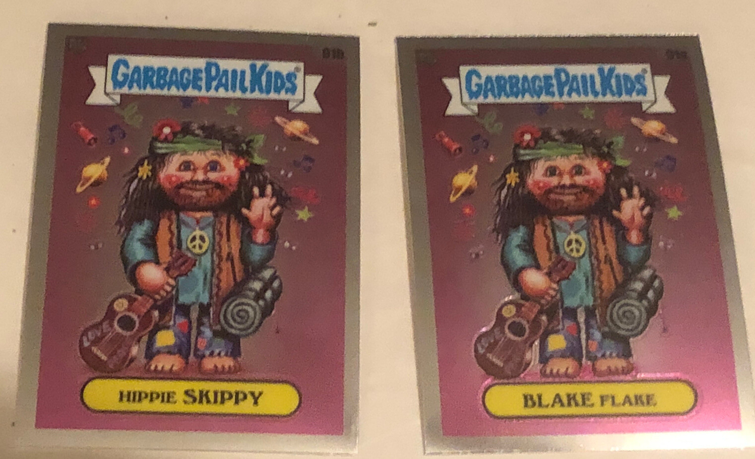 Hippie Skippy Blake Flake Garbage Pail Kids Lot Of 2 Chrome 2020 | eBay