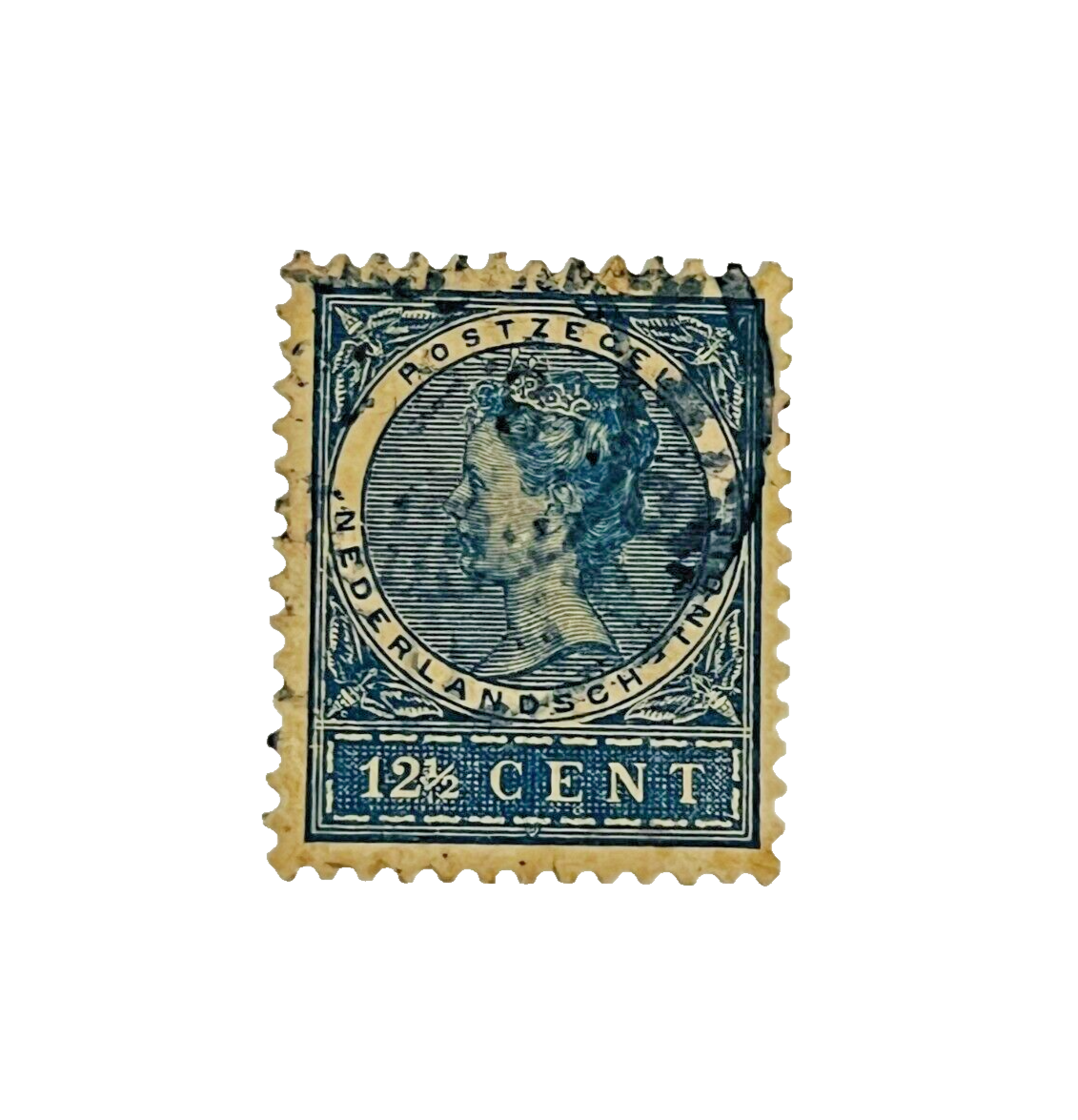 Rare Vintage Nederland 1899 12 1/2C Stamp Netherlands Indies Queen ...