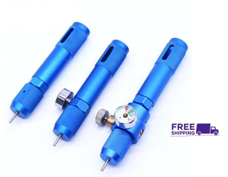 PCP Inflator Pump 12g CO2 Cartridges Reusable Refill Cylinder Capsule ...