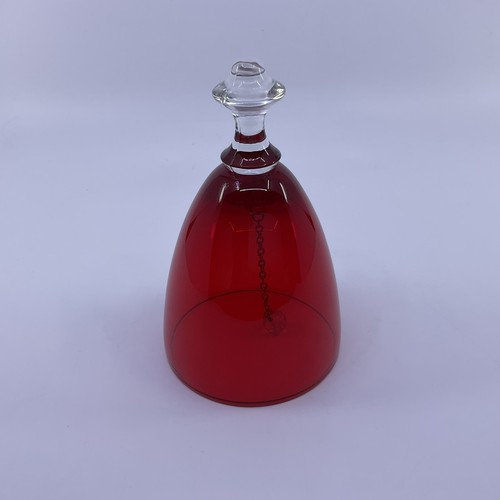 Morgantown Radiant Ruby Stem Converted To Bell From Broken Stem | eBay