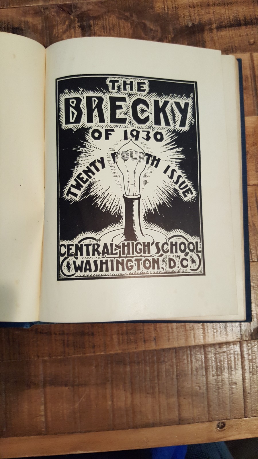 1930 CENTRAL HIGH SCHOOL YEARBOOK - THE BRECKY (Cardozo Sr. High) | eBay