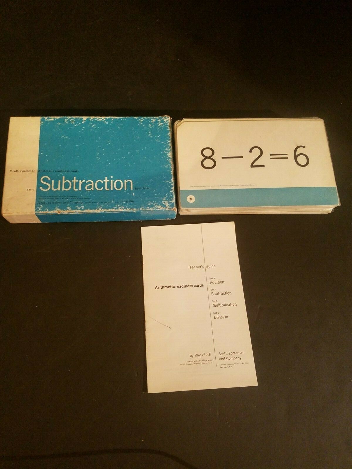 Arithmetic Readiness Flash Cards Subtraction Scott Foresman Math Home ...