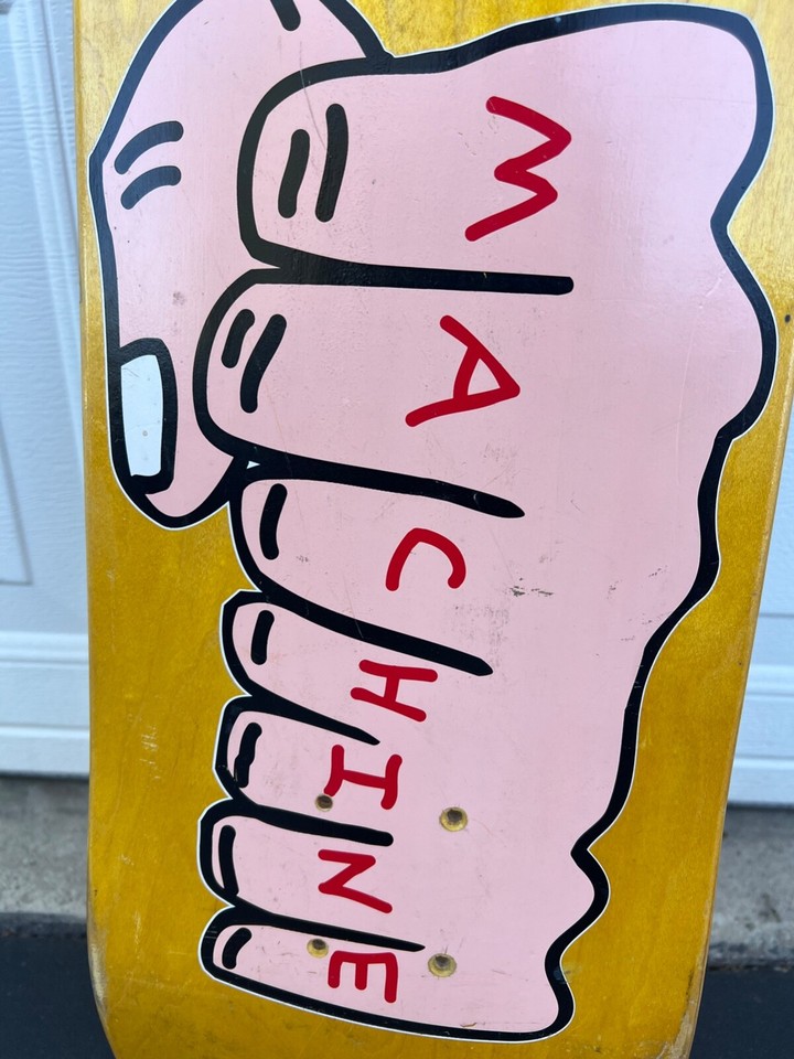 Toy Machine FIST Skateboard Deck Yellow 8.0" x 32" | eBay