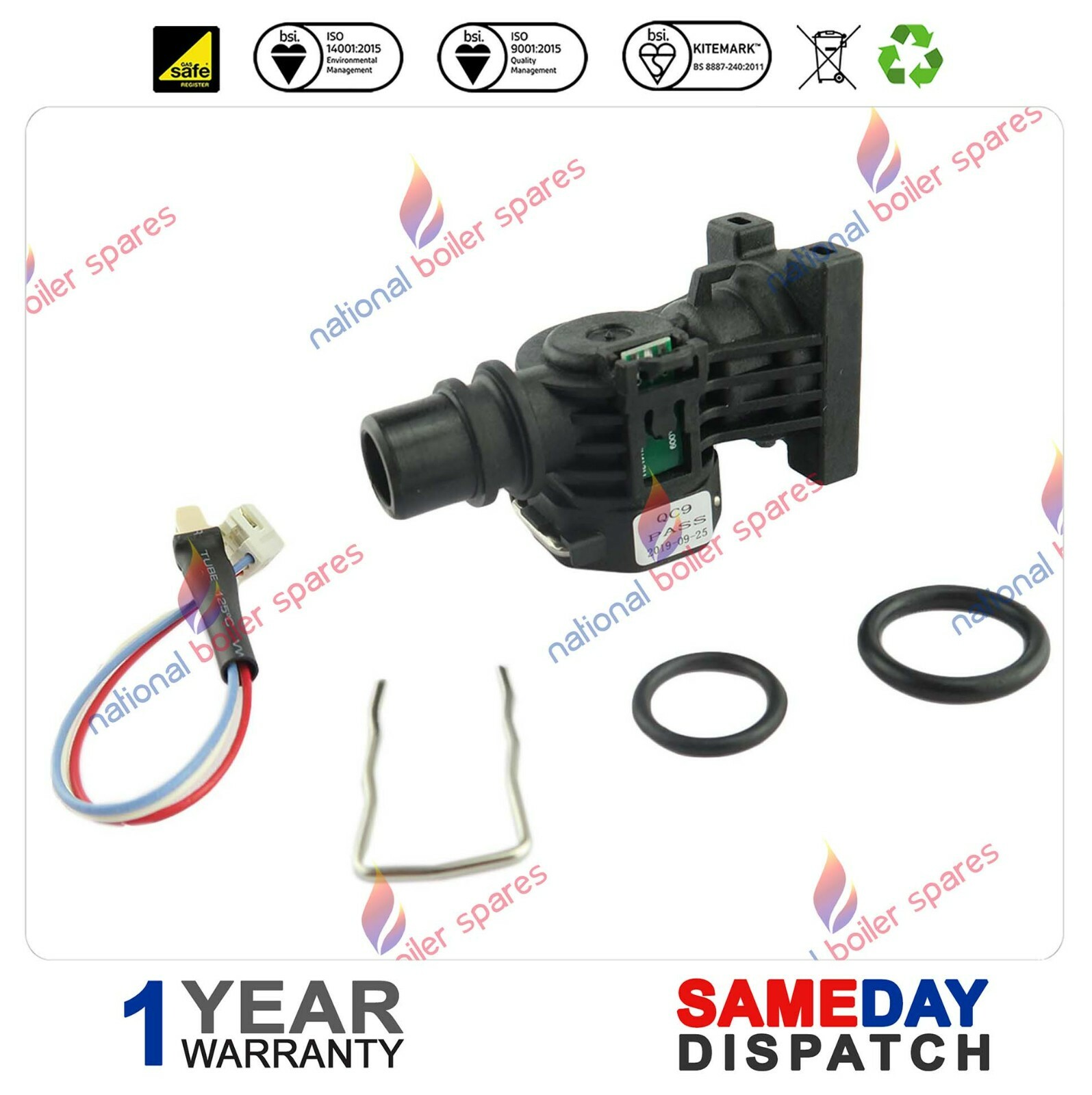 Saunier Duval Isomax F 28 E DHW Flow Sensor S5720200 Was 57202 for sale ...