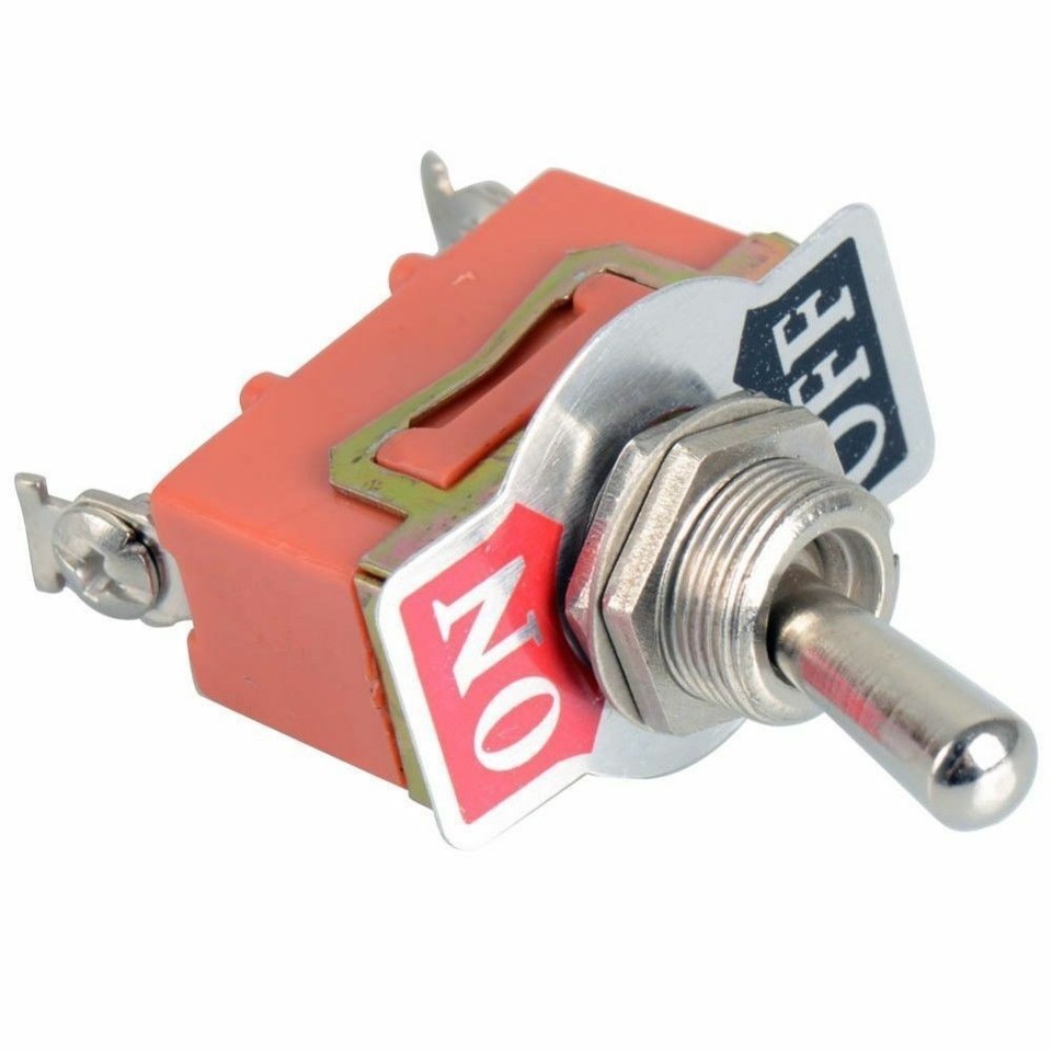 1pcs Heavy Duty Toggle Switch Flick ON/OFF 12V SPST Electrical ...