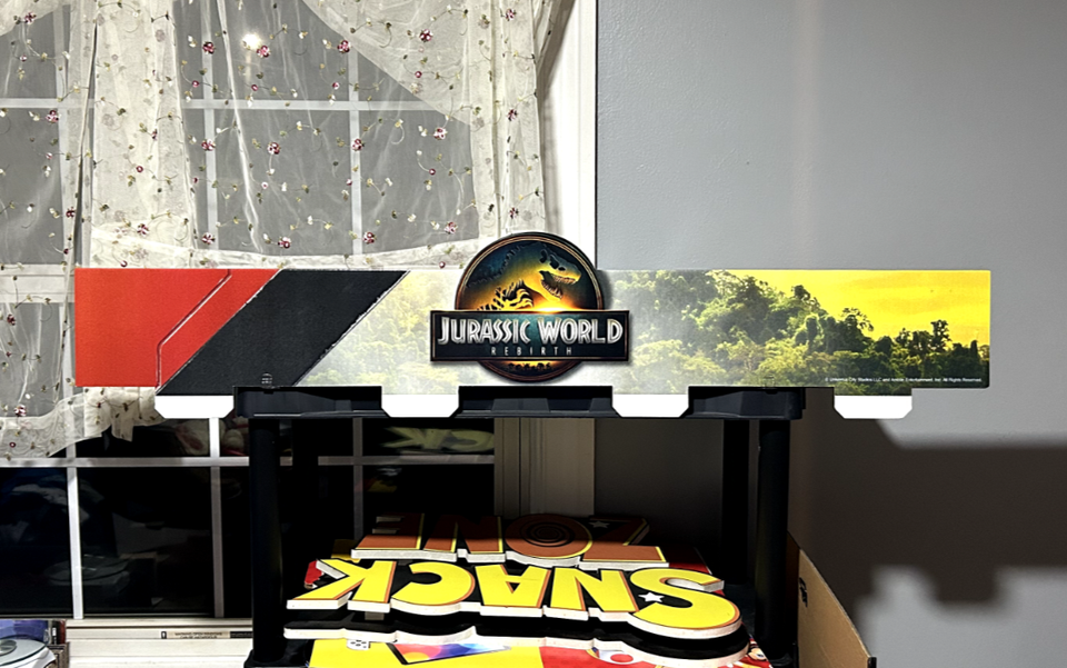Jurassic World Rebirth End Cap Display Topper Retail Promo Universal ...
