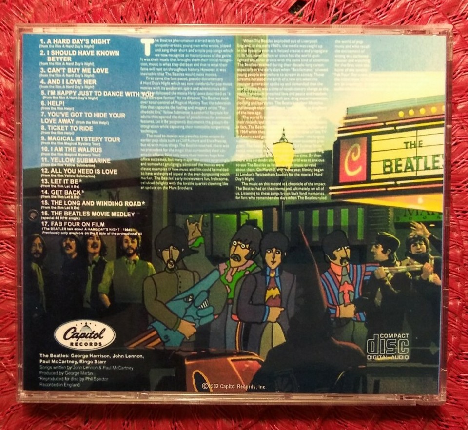 The Beatles Reel Music Stereo CD! Contains Songs From Their Movies! | eBay