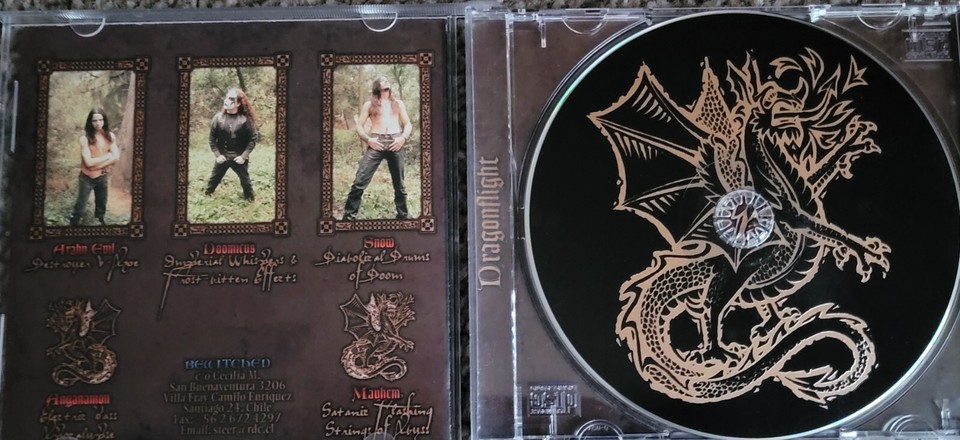 BEWITCHED Dragonflight cd 1997 Mercyful Fate CANDLEMASS Pentagram GREEN ...