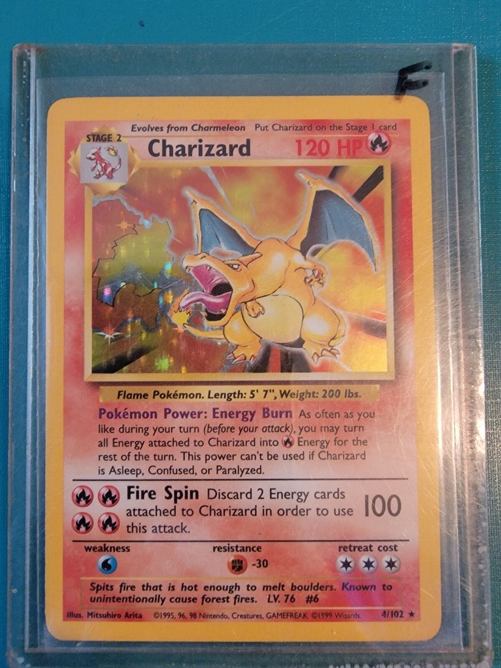 Pokémon Charizard Base Set 4/102 Holo Rare | eBay