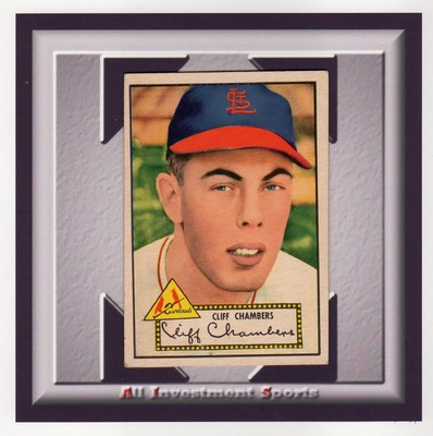 1952 Topps CLIFF CHAMBERS #68 EX **stunning baseball card for your set ...