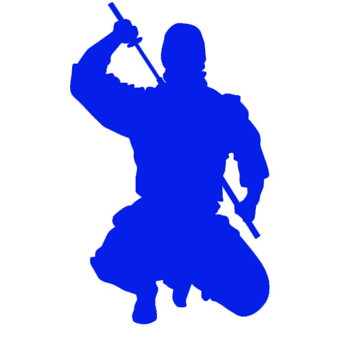 Ninja sticker VINYL DECAL Japanese Shinobi Shadow Warrior Samurai | eBay
